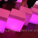 LED Cube Ottoman - NJ LOUNGE DECOR